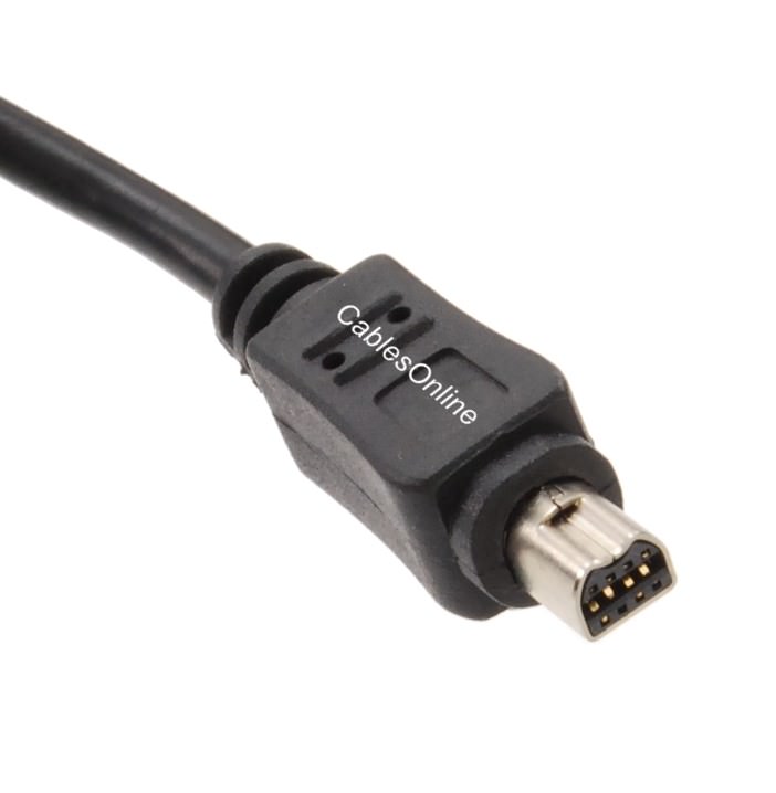 6 ft USB 2.0 A to Mini-B 8-Pin Cable for Nikon Coolpix 775 and Olympus ...