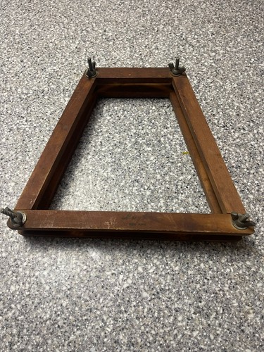 Vintage Wooden Wood Tennis Racket Racquet Brace Press Frame Screw Down ...