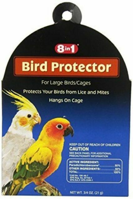 Bird Lice and Mites Protector 8 in 1 Hanging Large Birds Cages Pest ...