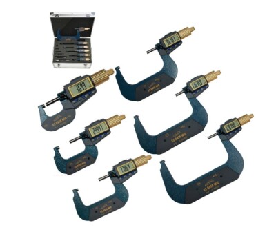 iGaging Electronic Micrometer 0-6" Set IP54 EZ Data Bluetooth X-large ...