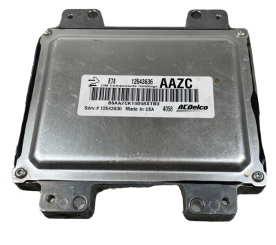 2012 CHEVY CRUZE ENGINE COMPUTER BRAIN BOX ECU ECM 12643636 AAZC | eBay