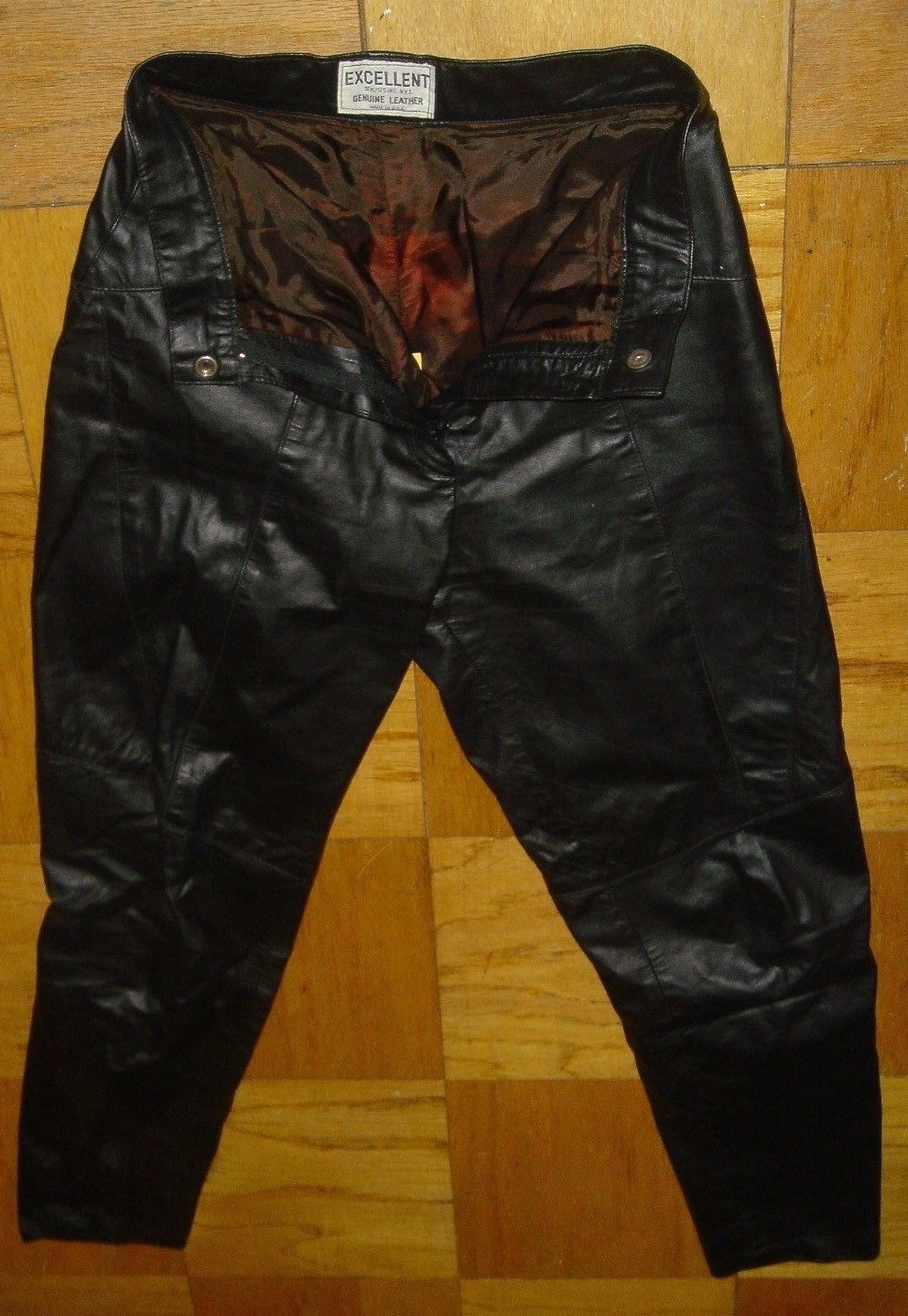 Genuine Leather Craft Process Excellent Stylists Women Pants Size 5 / 6 ...