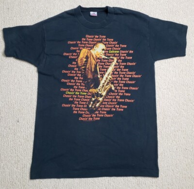 Vintage FOTL 1994 John Coltrane Chasin The Trane Jazz Tee T Shirt Sz ...