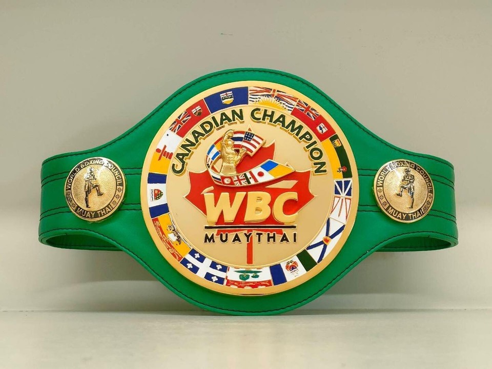MuayThai New WBC Canadian Belt Champion Boxing Wrestling Belt Replica ...