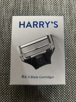 NEW Harry's Men's Razor Blades 4 Count -5 Blade Cartridges Refills ...