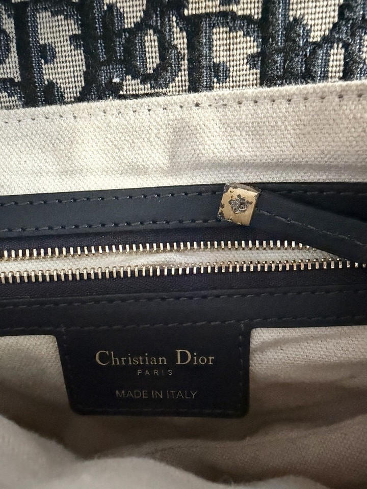 Christian Dior Medium Saddle Bag Canvas Women Pre Owned | eBay
