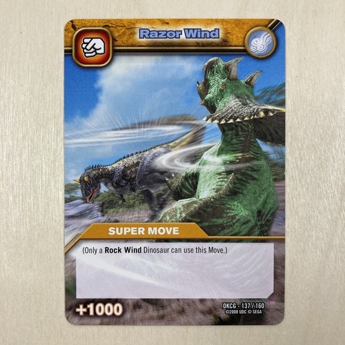 Dinosaur King Razor Wind Super Move 2008 Upper Deck Anime Trading Cards ...