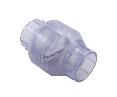 2" Clear Swing Check Valve for 2" PVC Swimming Pool, Spa, Pond Plumbing ...