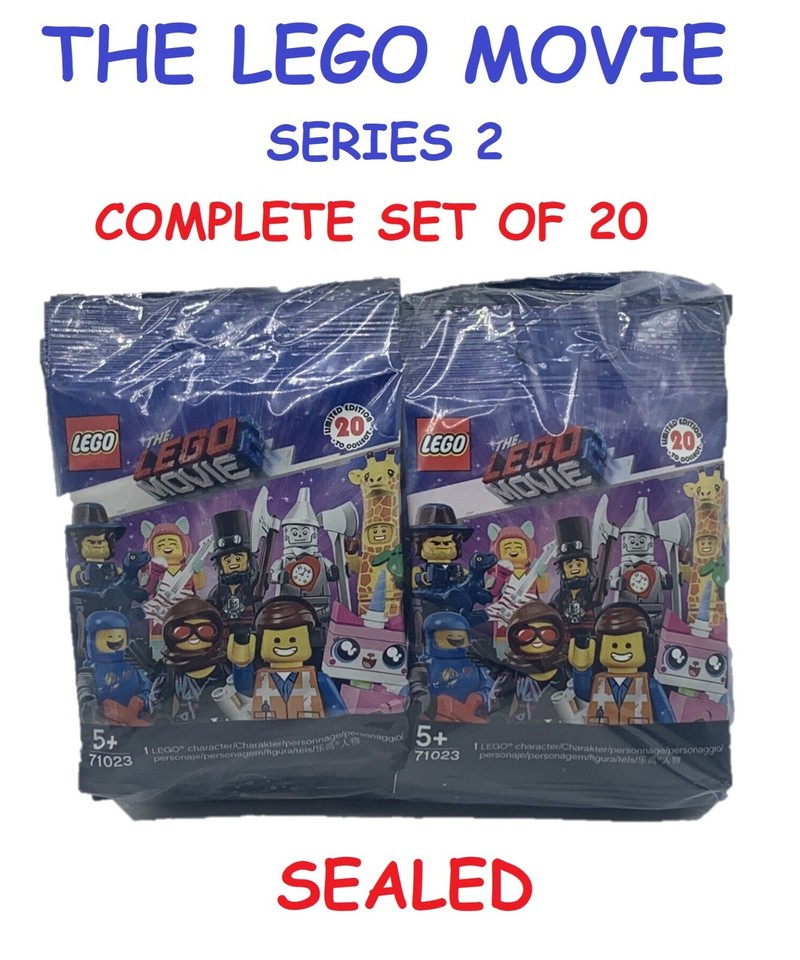The LEGO Movie Series 2 Collectible Minifigs 71023 - Complete Set of 20 ...