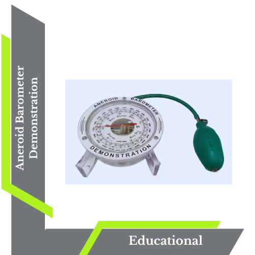 Aneroid Barometer Demonstration Laboratory use two flat metal cans ...