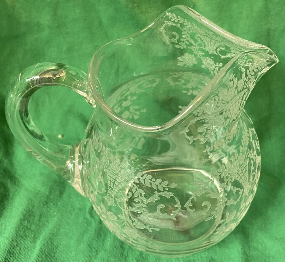 Portia Crystal Jug 3900 117 5.5" 20 oz Cambridge Glass Company | eBay
