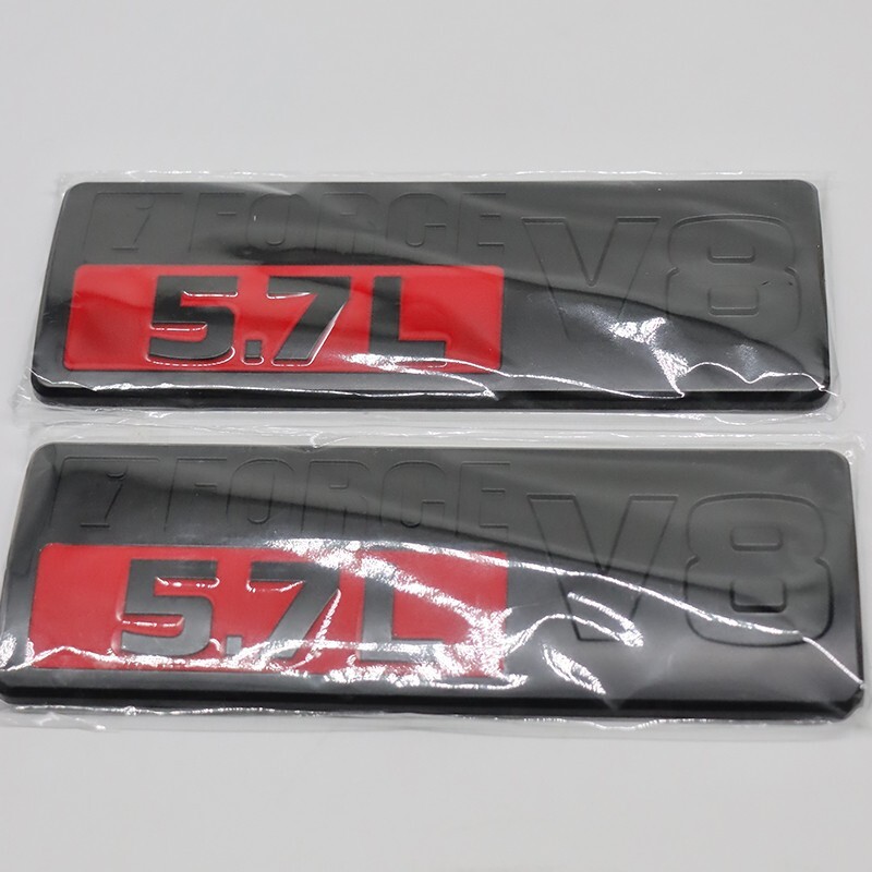 New Badge For TUNDRA SR5 Limited IFORCE 5.7L V8 Red Black Painted ...