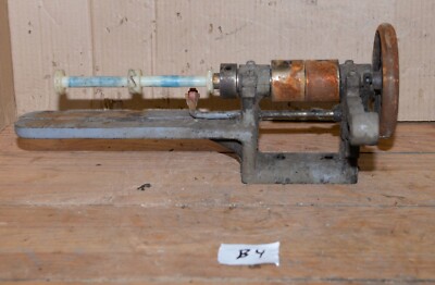 Industrial bobbin spool winder cast iron machine collectible rope ...