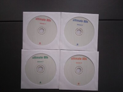 Ultimate 80s Volumes 1-4, Lot of 4 Music CDs | eBay