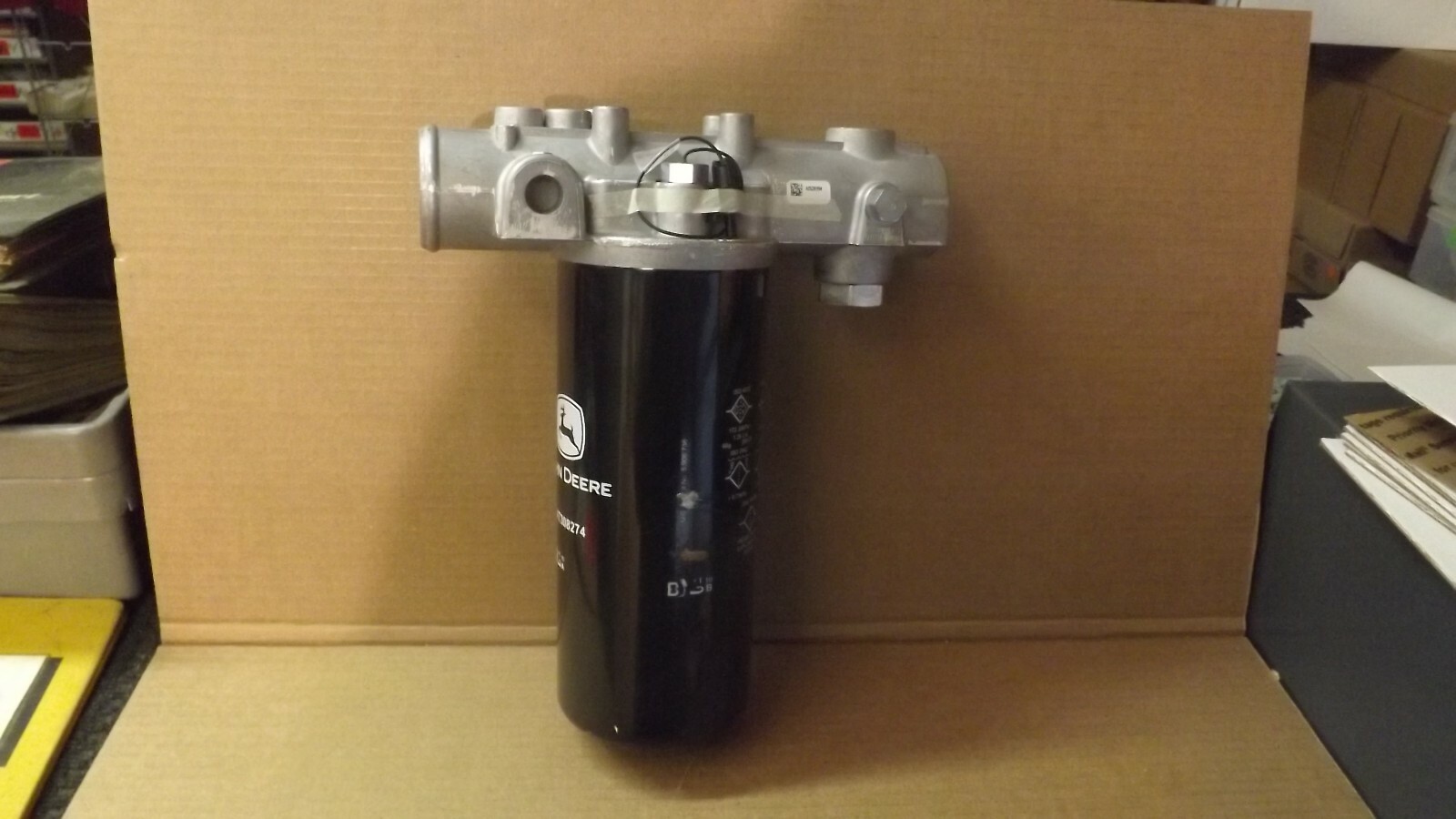 OEM John Deere 310 410 Hydraulic Filter Head AT312567 Filter AT308274 ...