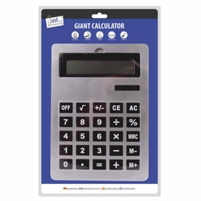 Giant A4 Calculator - Huge Jumbo Office Electronic Display School Large ...