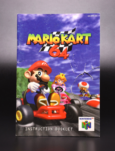 Mario Kart 64 Instruction Manual Booklet Only Nintendo 64 N64 ...