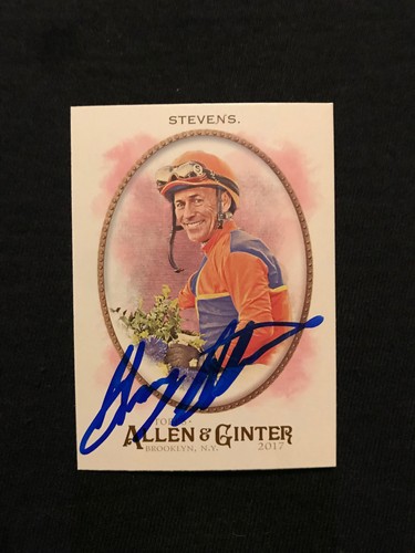 GARY STEVENS Autographed Signed 2017 Allen and Ginter Card #59 EXACT ...