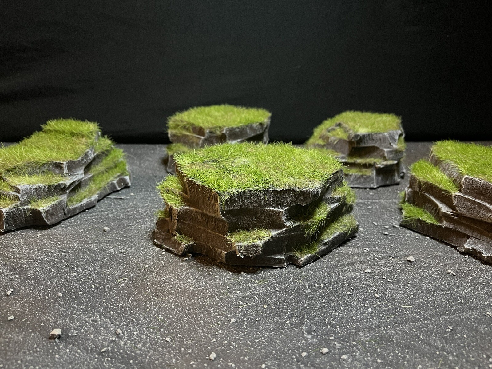 Wargaming Warhammer 40k Compatible Terrain set of grass hills Fully ...