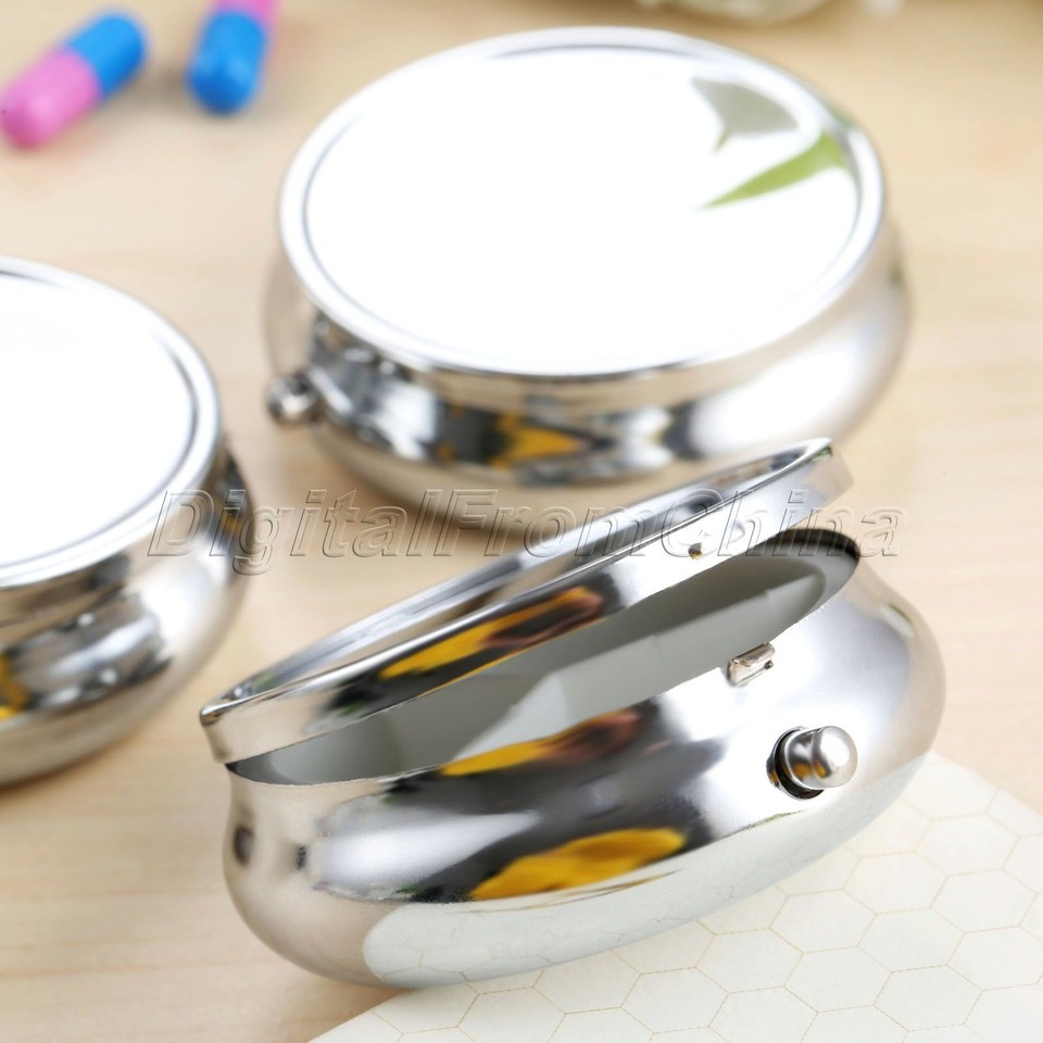 1/3/5Pcs Metal Pill Boxes Medicine Organizer Container Medicine Case 3 ...