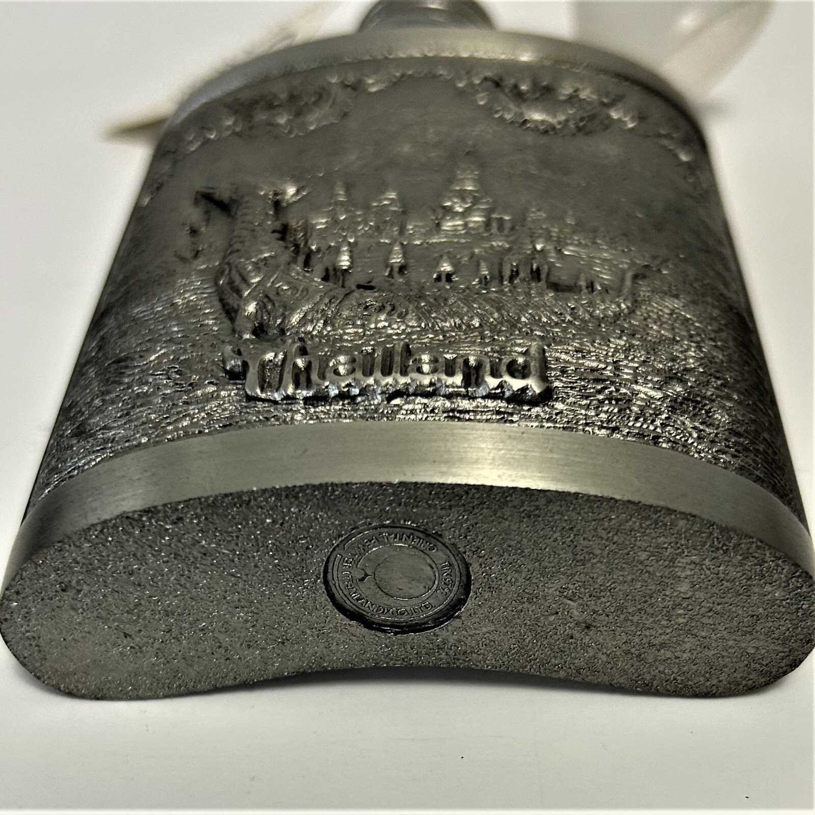 Thailand Oriental Pewter Flask 4” New with Tag & Funnel | eBay