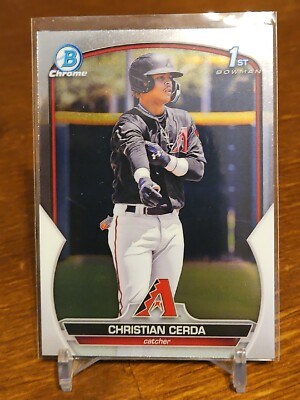 2023 1ST BOWMAN CHROME CHRISTIAN CERDA #BCP-56 ARIZONA DIAMONDBACKS | eBay