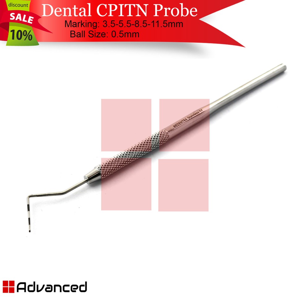 X5 Dental CPITN William Michigan O Probes Color Coded Periodontal Perio ...