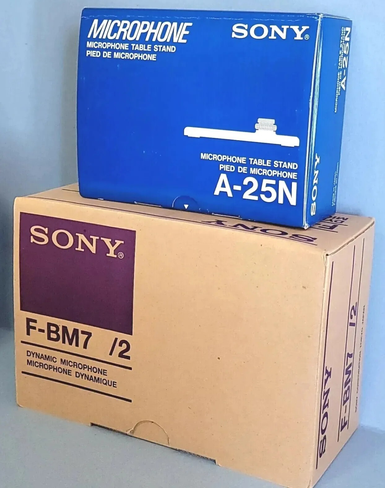 SET of OEM SONY F-BM7 PRO Unidirectional Dynamic MIC & A-25N MIC Table ...