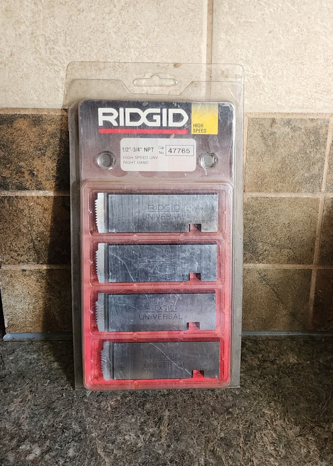 RIDGID 47765 Replacement Pipe Die - High Speed - Range 1/2” to 3/4” | eBay