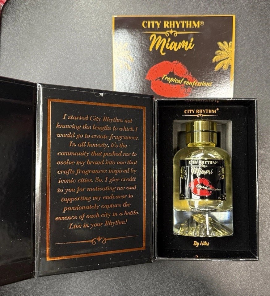 City Rhythm Miami Tropical Confessions Eau de Parfum 100ml New With Box ...