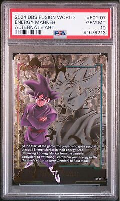 PSA 10 Dragon Ball Fusion World : Energy Marker BANDAI Japanese TCG F/S E01-07☆ | eBay