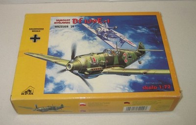RPM 1/72 WWII German Fighter Messerschmitt Bf 109E-1 plastic model kit ...