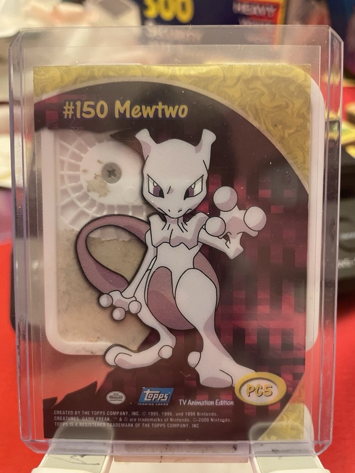 Mewtwo Topps Chrome Pokemon TV Animation Edition Clear Chase Cards #PC5 ...