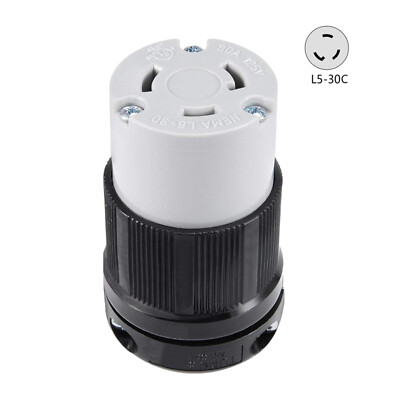 NEMA L5-30C Female Twist Lock 30A 125V 3 Wire Locking Receptacle L5-30 ...