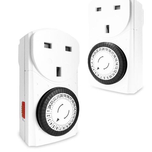 Extrastar Digital/Mechanical Timer UK Mains Wall Plug In Socket Switch ...