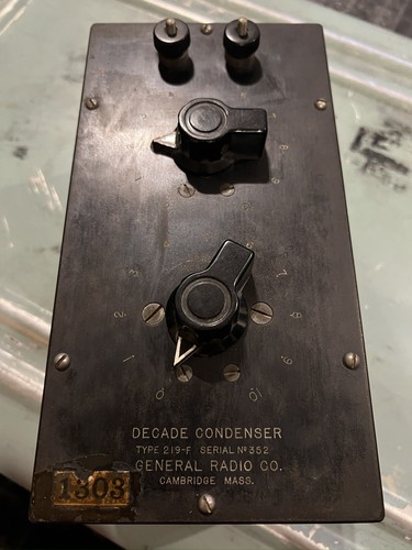 1930s Vintage Genrad Model 219F Decade Condenser Box - Wood Casing | eBay