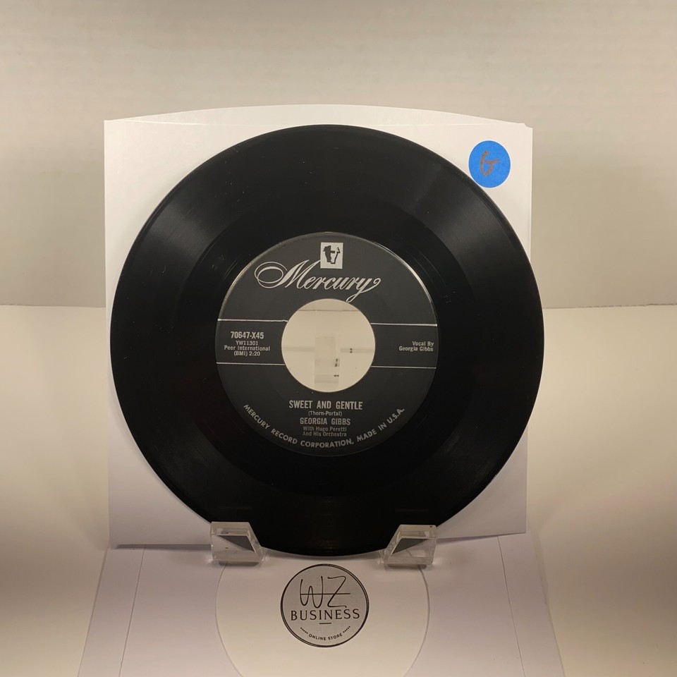 Georgia Gibbs & Hugo Peretti Orchestra – Sweet And Gentle Mercury ...