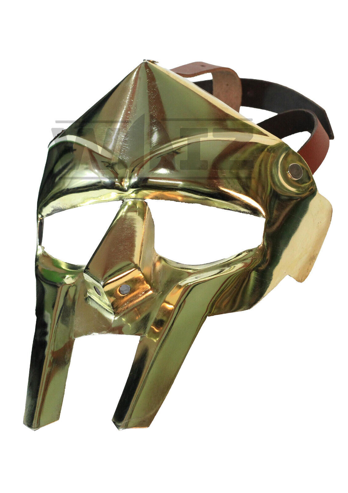 MF Doom Gladiator Golden Face Mask Helmet Hand Forged SCA LARP | eBay