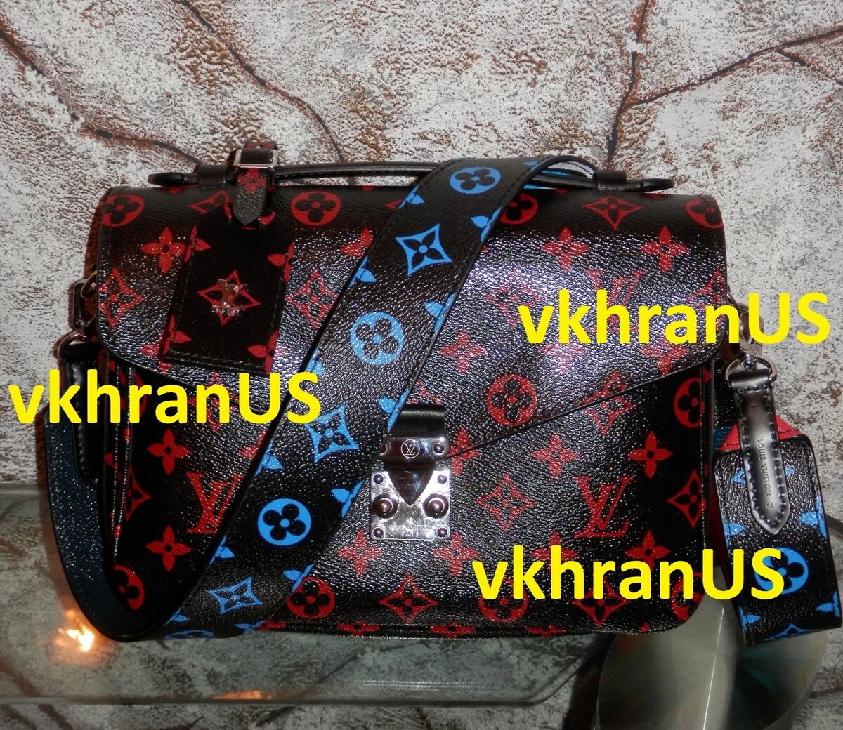 Limited LOUIS VUITTON Bandouliere J02314 Race Blue Digit Limited LOUIS VUITTON Bandouliere J02314 Race Blue Digit