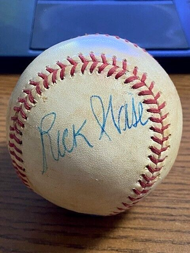 RICK WISE 2 SIGNED AUTOGRAPHED ONL BASEBALL! Phillies, Cardinals, Red ...