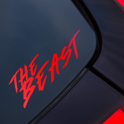 THE BEAST Decal Sticker, Window Bumper JDM 4x4 Motorsport Funny Sticker ...