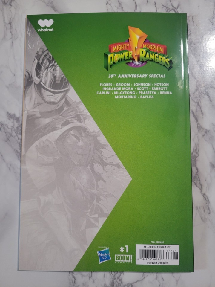 Mighty Morphin Power Rangers Battle Damage FOIL Tyler Kirkham NYCC 2023 ...