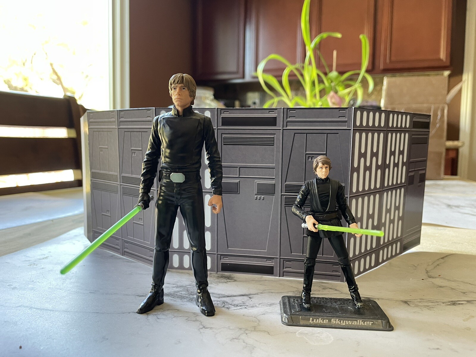 Star Wars 3.75" Death Star Action Figure Diorama Backdrop set of 4 | eBay