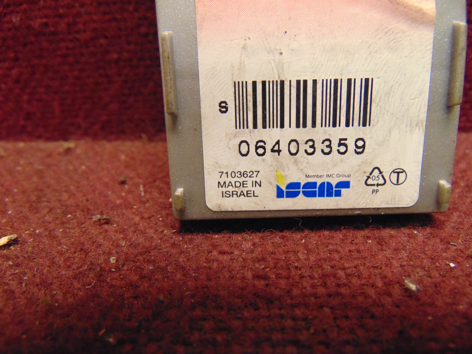 ISCAR GEPI 2.5-mt0.05 Carbide Inserts Grade Ic908 9pcs for sale online ...