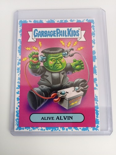2018 GPK OH The Horror-ible CYAN BLUE Border, "ALIVE ALVIN" #54/99 PS A ...