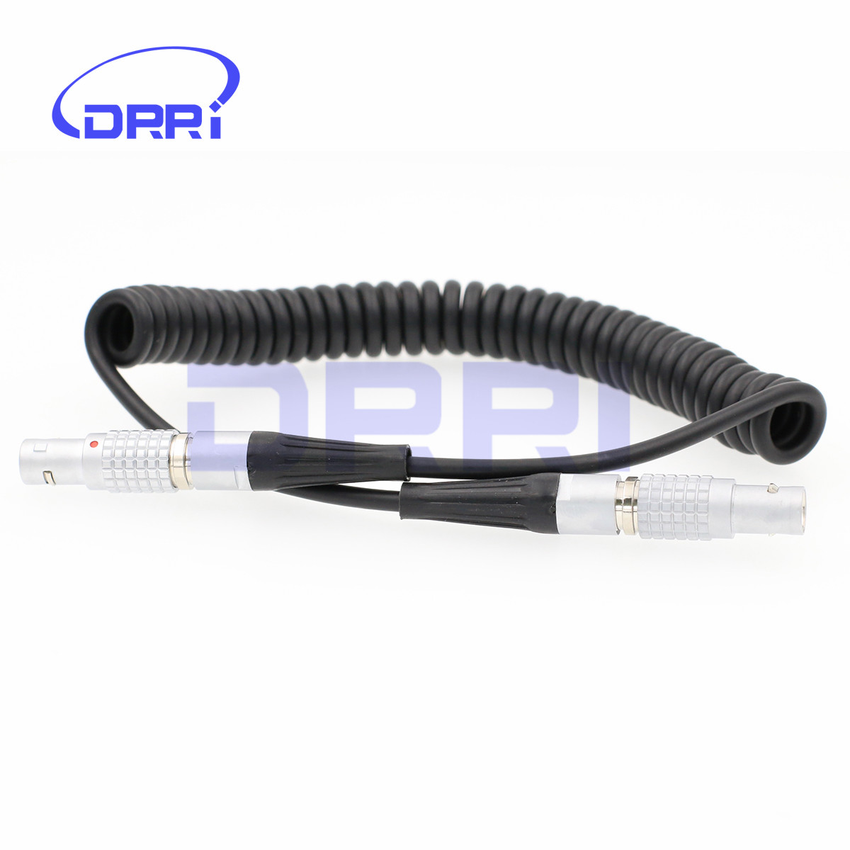 5 pin male 0B Coiled TIMECODE Cable for Sound Devices ZAXCOM DENECKE XL ...