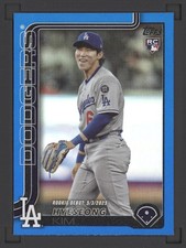 2025 Topps Update Series - Rookie Debut Hyeseong Kim #US312 Blue Rainbow Foil /150 (RC) for sale ...