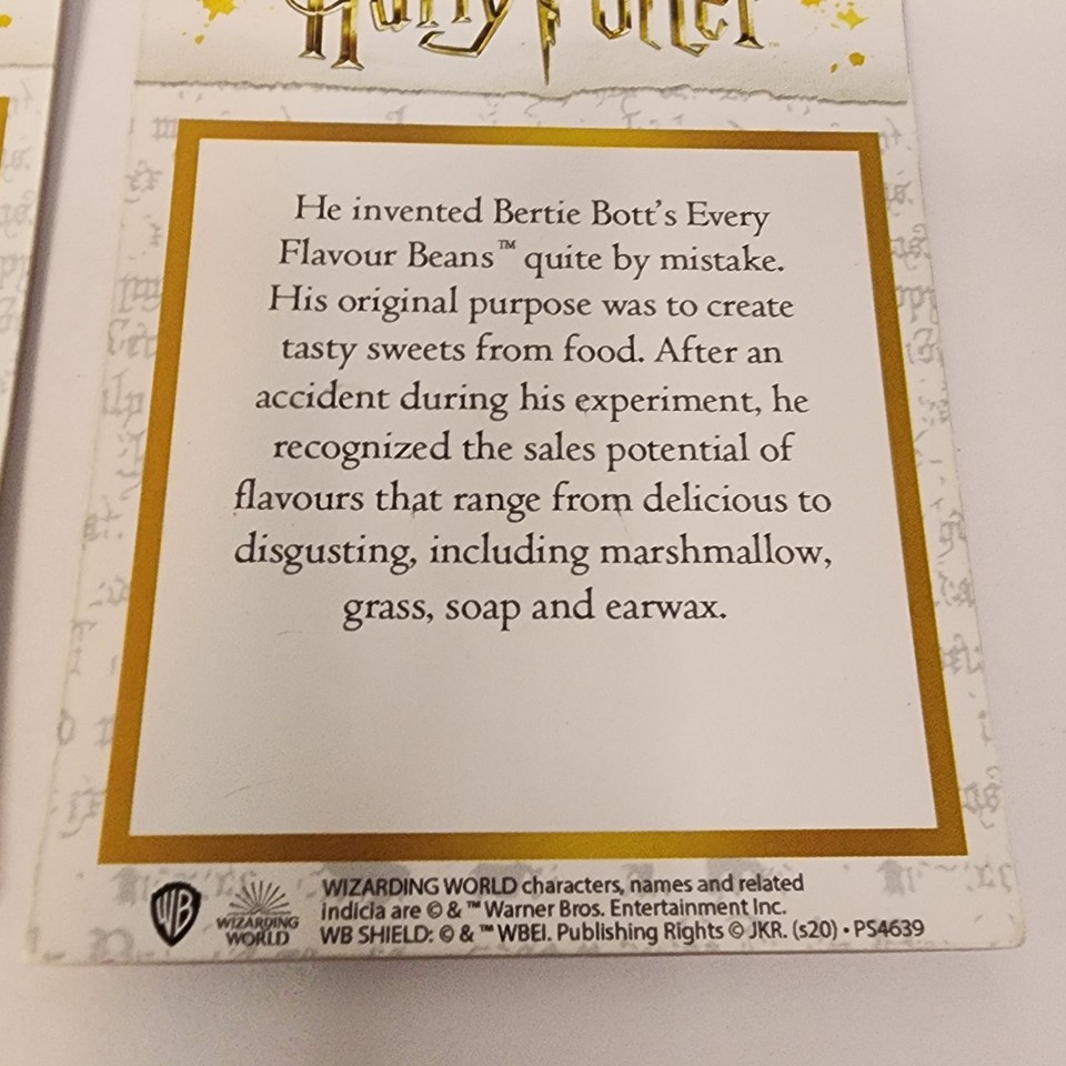 Lot of 9 Harry Potter Chocolate Frog Cards Wizarding World 3D Lenticular | eBay