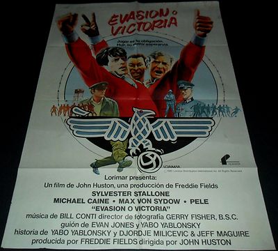 1981 Victory ORIGINAL SPAIN POSTER Sylvester Stallone Michael Caine ...