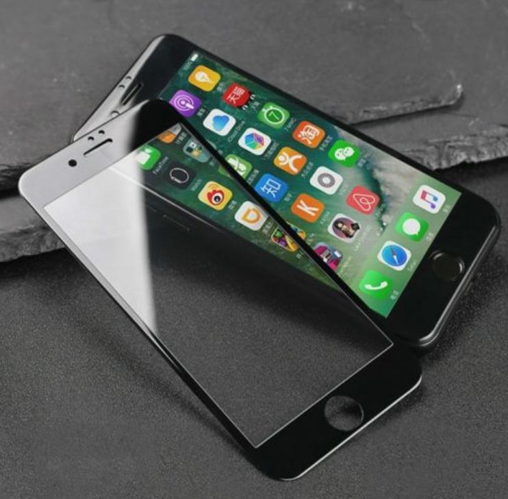 Full Coverage 5D Tempered Glass Full Screen Protector Cover for iPhone ...